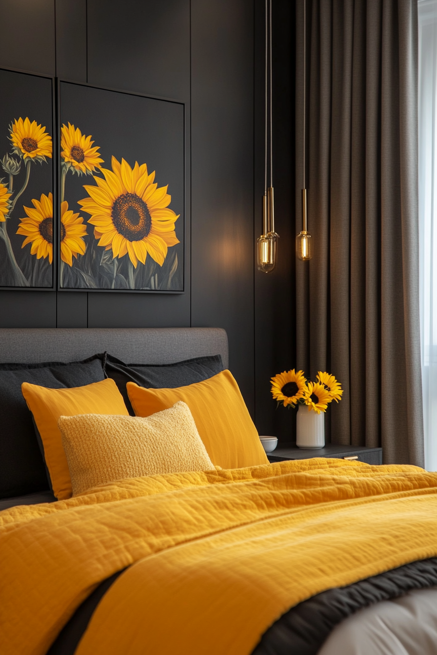 27 Stunning Sunflower Bedroom Ideas 2025 – Home Design & Decor